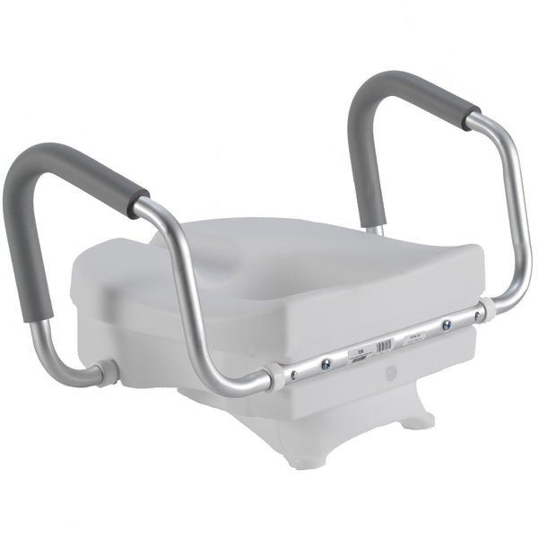 Toilet Seat Riser w/ Removable Arms - Free Shipping - Home Medical Supply